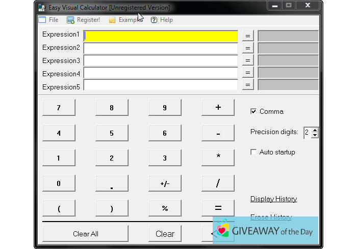 Download Easy Visual Calculator 2026 for Windows | Giveaway Download Basket