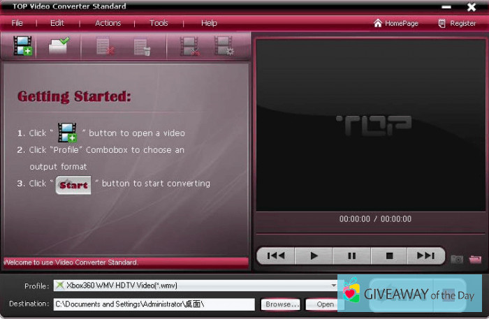 Download Top Video Converter Standard 2026 for Windows | Giveaway ...